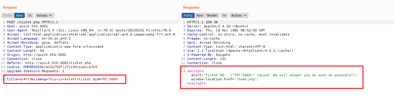HackTheBox - Quick | 0x4rt3mis